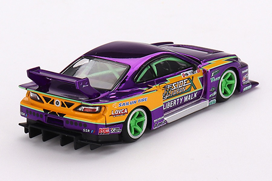 MINI GT LB Super Silhouette Nissan S15 Silvia #555 2022 Formula Drift ...